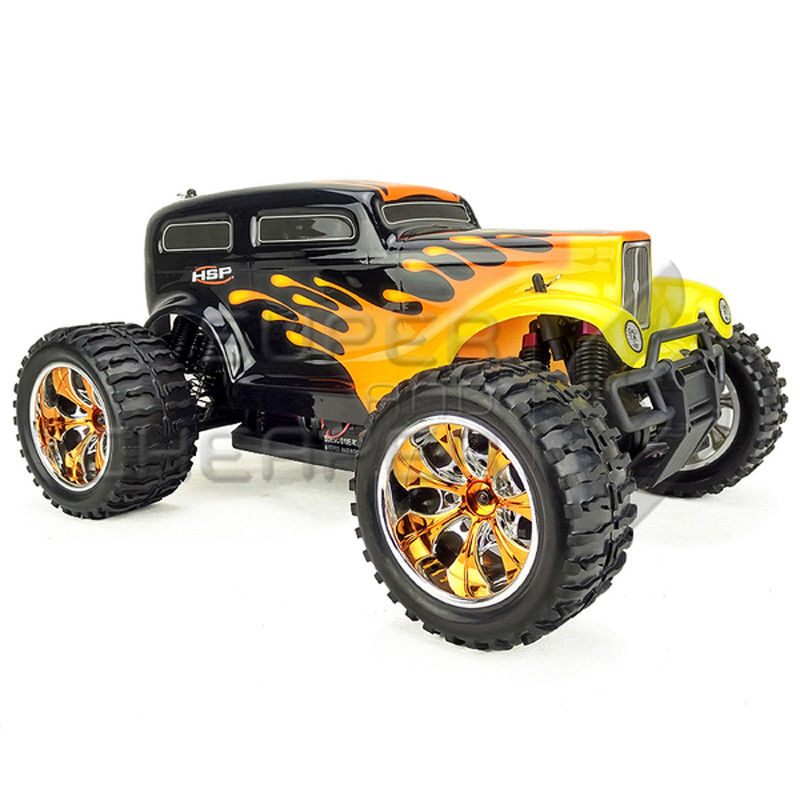 Hsp Rc Car Remote Control 1/10 Electric 4Wd Off Road Brontosaurus Rtr ...