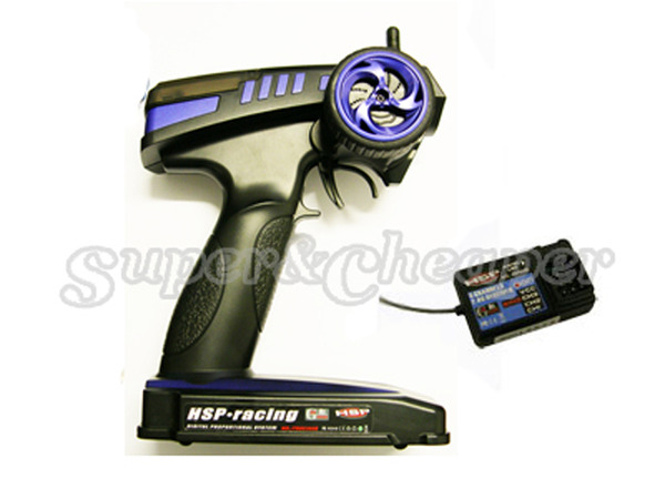HSP RC Car 2.4Ghz Radio Transmitter Remote and Receiver